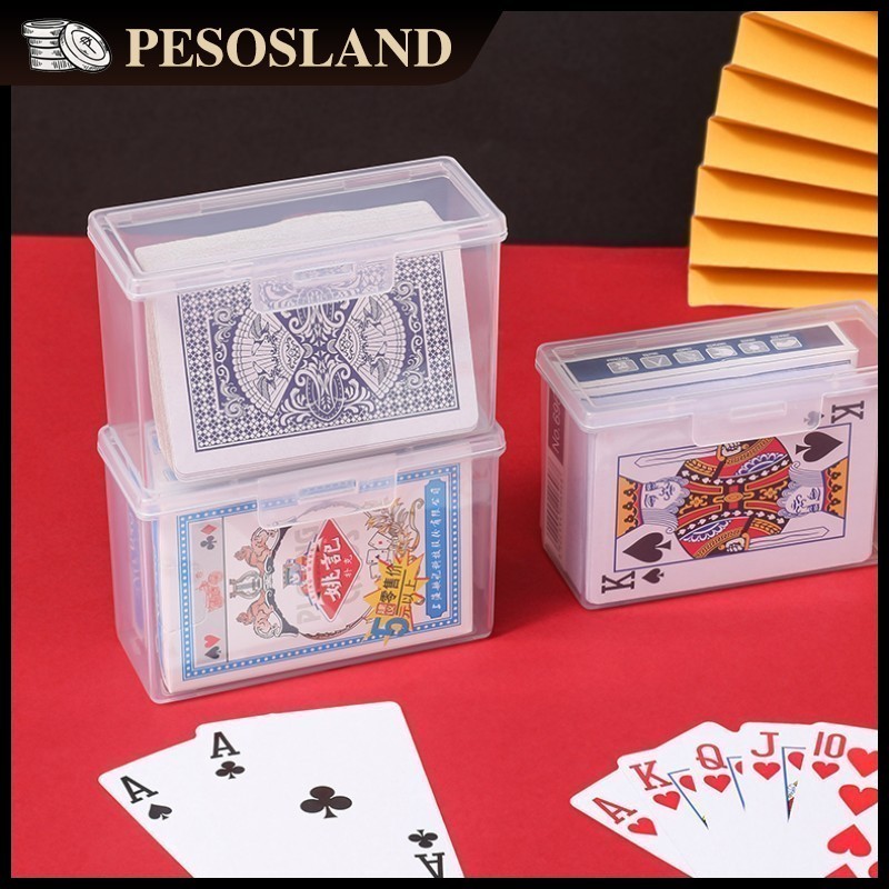 Plastic Packing Poker Box Transparent Classification Box Playing Cards ...