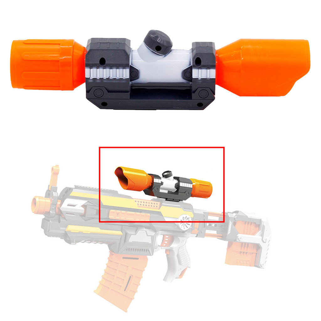 Scope Sight Sighting Spotting Scope Attachment for Modify Toy - Orange ...