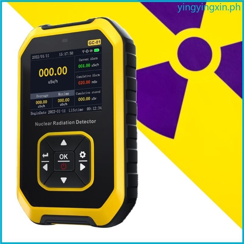 YIN Lightweight Electromagnetic Radiation Detector Portable EMF Meter Easy Operation Radiation ...