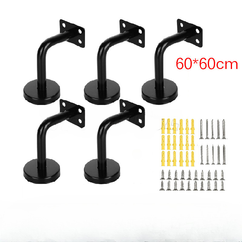 5pcs Stair Handrail Bracket Stainless Steel Stair Railing Guardrail ...