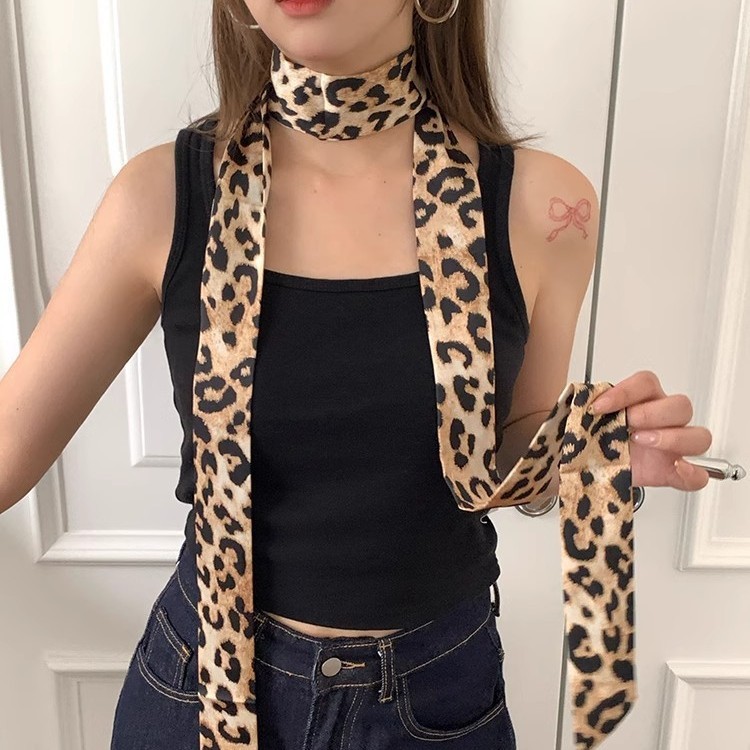 LanXiu Vintage Leopard Scarf Belt Dual-Use Spice Girls for Women Holiday Jewelry Gift ...