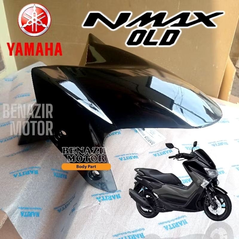 HITAM Old Nmax Front Fender Glossy Black | Shopee Philippines
