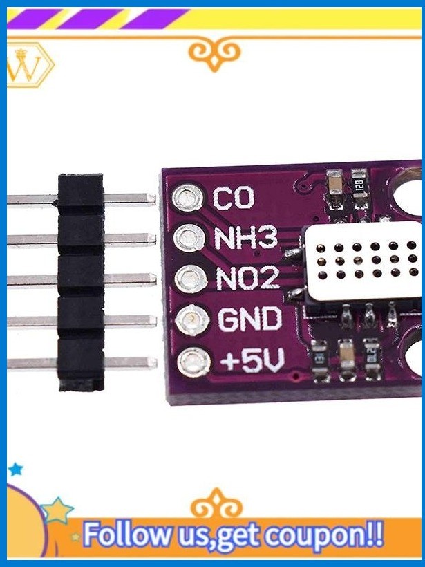 MICS-6814 Gas Sensor Carbon Monoxide CO NO2 NH3 Nitrogen Oxygen )R96 ...