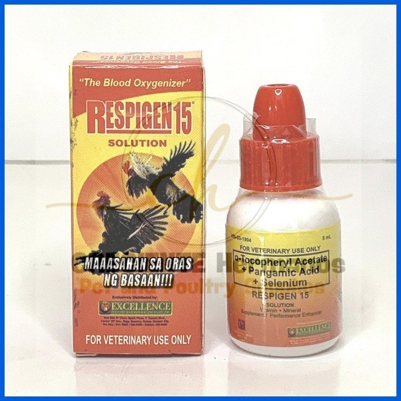 Respigen 15 5ml for Gamefowl Rooster Para sa Manok Panabong Fighting ...