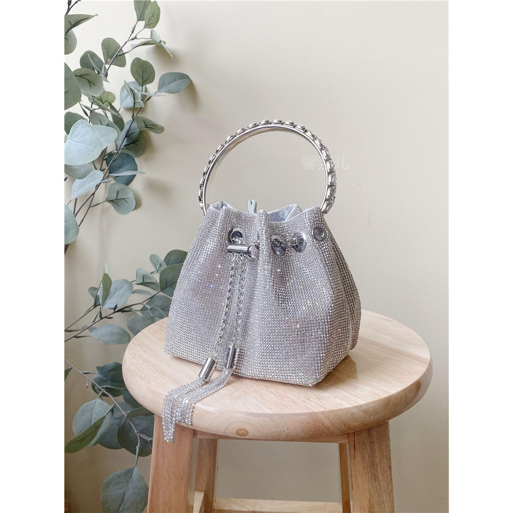 European American Fashion Summer Streaming Shiny Diamond Bag Handmade ...