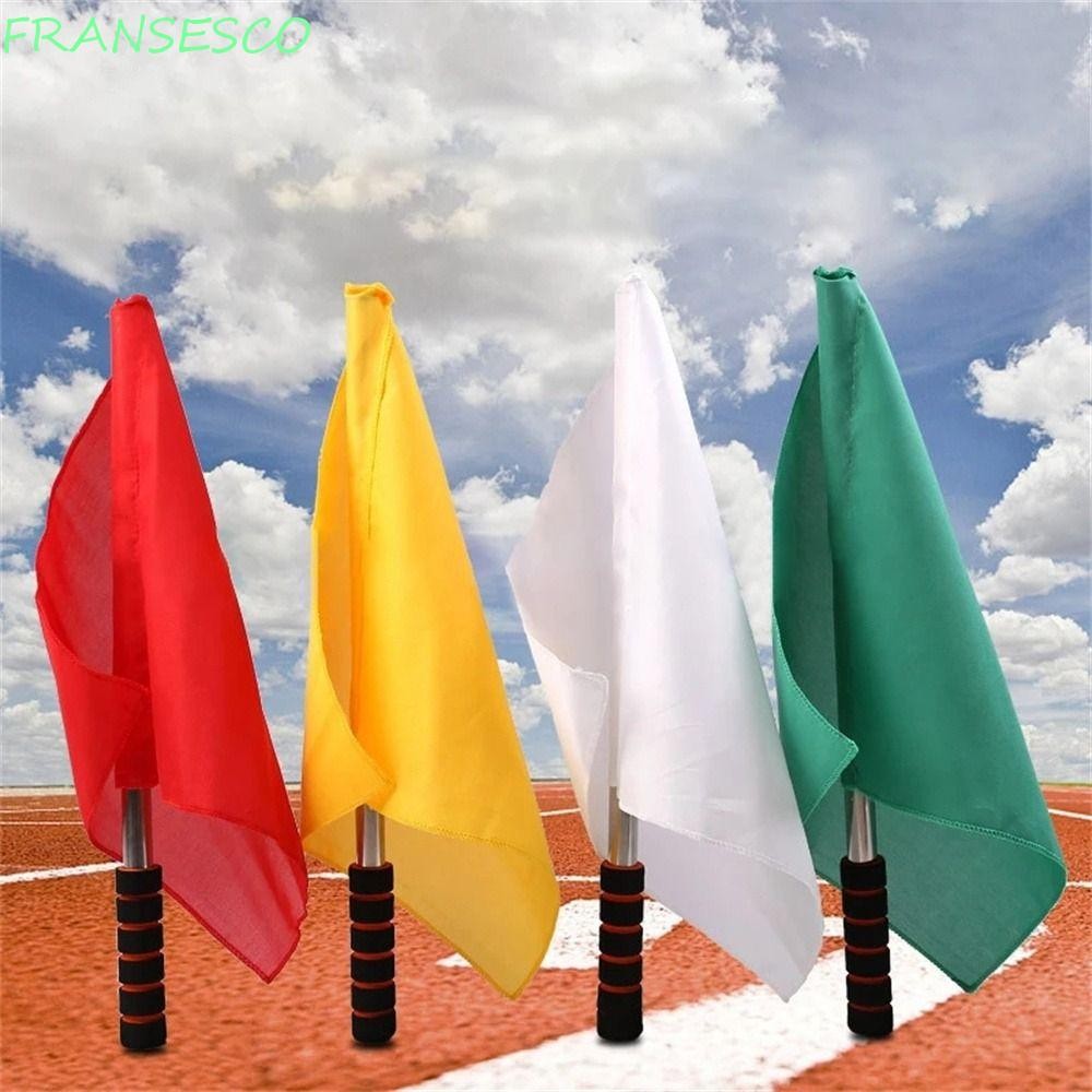 FRANCESCO Soccer Referee Flag, Red White Yellow High-visibility ...