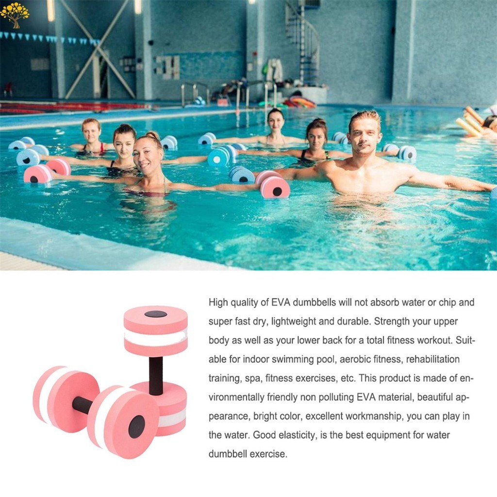Fitness Hand Water EVA Barbells High-Density Dumbbell Set | Shopee ...
