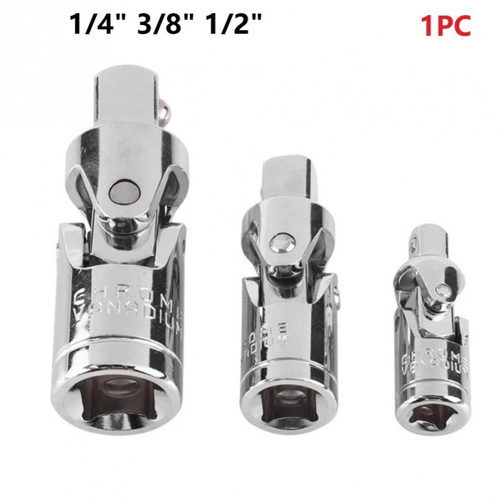 Universal Joint Socket Set Swivel Ratchet Tool for Multiple ...