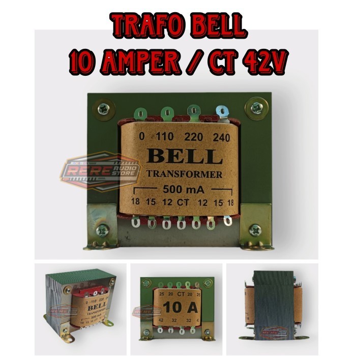 10A Transformer BELL Brand Transformer / Transformer 10 Amper CT 42V ...