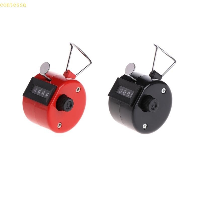 CON Hand Tally Counter 4 Digital Click Counter Handheld Pitch Click ...