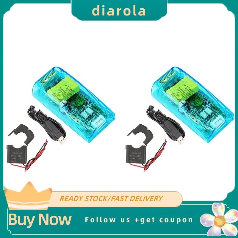 【diarola】2X 100A PZEM 004T 3.0 Wattmeter+Open CT+TTL to USB Cable Kwh ...