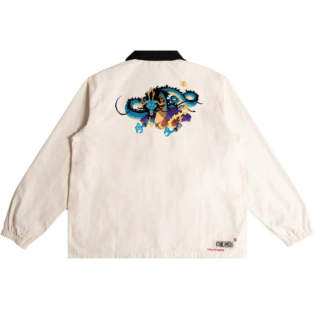 TNTCO x One Piece Kaido Dragon Coach Jacket Beige | Shopee Philippines