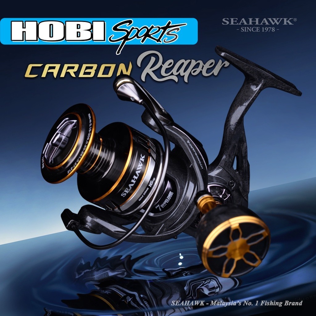 《Premium》【16KG DRAG ﻿】 Full Carbon Body Rotor KNOB CARBON REAPER ...