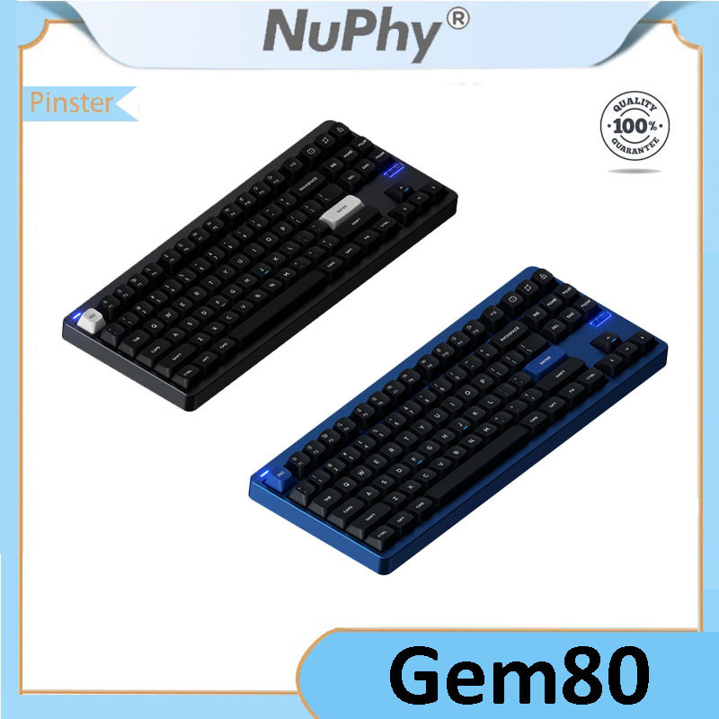 NuPhy Gem80 wireless the third mock examination Bluetooth customized mechanical keyboard Gasket ...