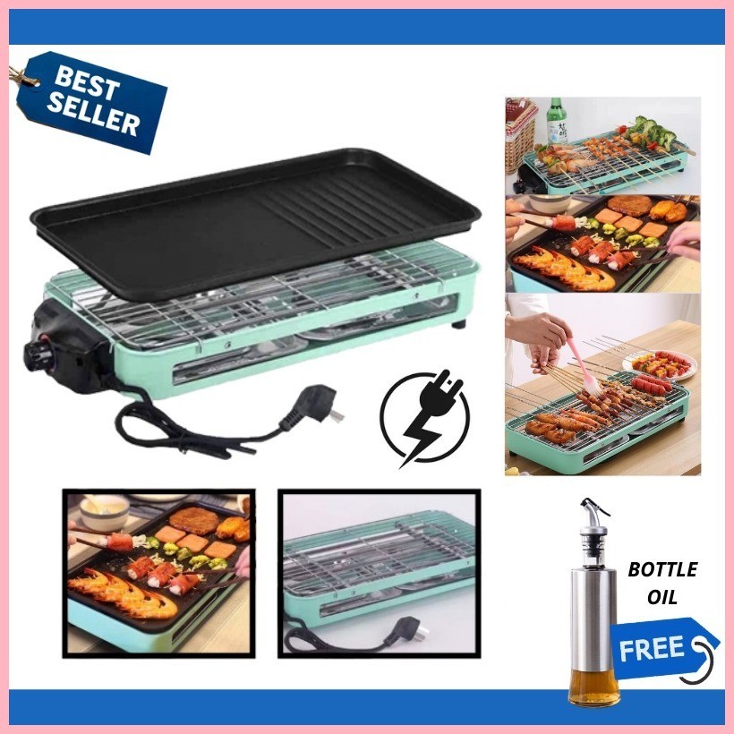 Simple Electric Grill Nonstick Griller Multifunction 2in1 Samgyupsal ...