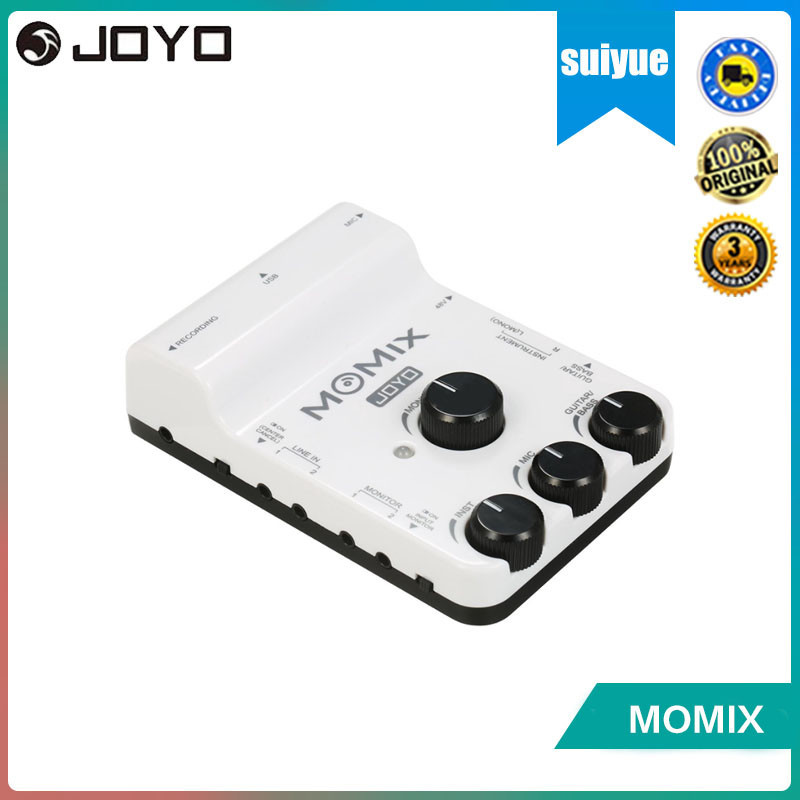 JOYO MOMIX USB Audio Interface Mixer Portable Audio Mixer Professional ...
