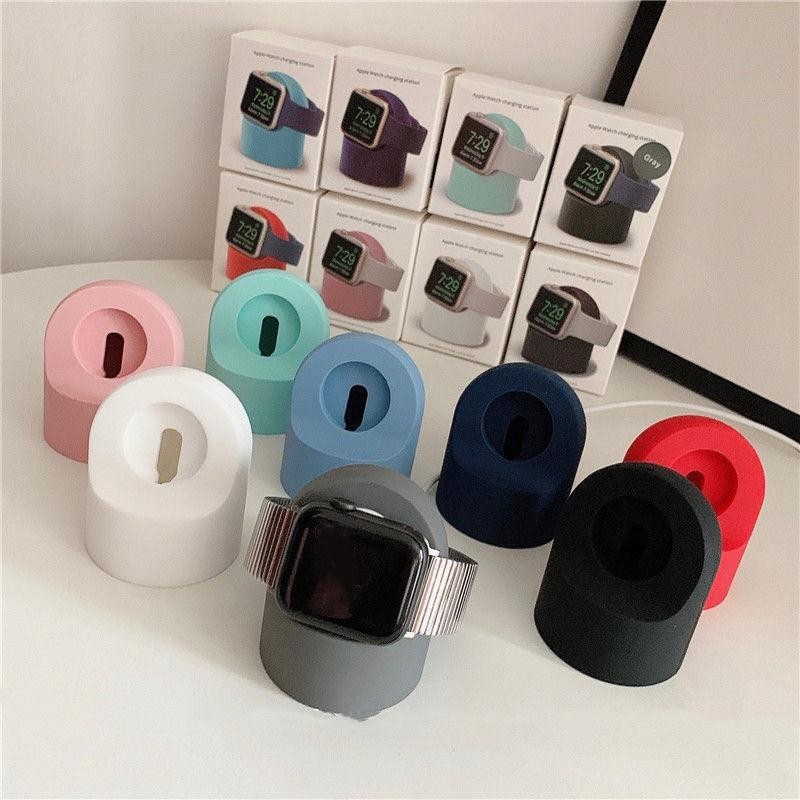 Charger Stand Mount Silicone Dock Holder for Apple Watch 46MM Ultra 2 ...