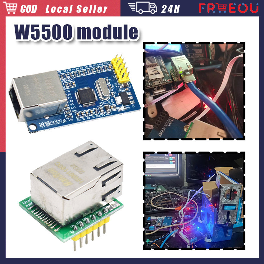 Smart Electronics USR-ES1 W5500 Ethernet Network Module SPI to LAN ... Smart Electronics USR-ES1 W5500 Ethernet Network Module SPI to LAN ...