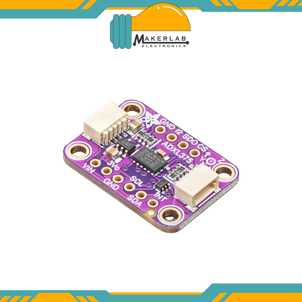 Adafruit ADXL375 - High G Accelerometer (+-200g) with I2C and SPI ...