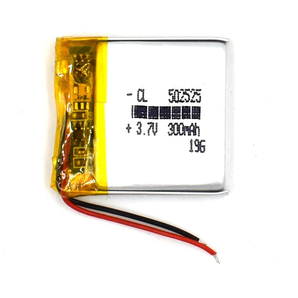502525 3.7V 300mAh lithium-ion battery suitable for toys, GPS MP3 MP4 ...