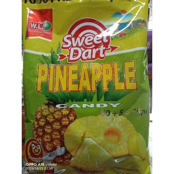 Sweet Dart Pineapple Candy 55 pcs. | Shopee Philippines
