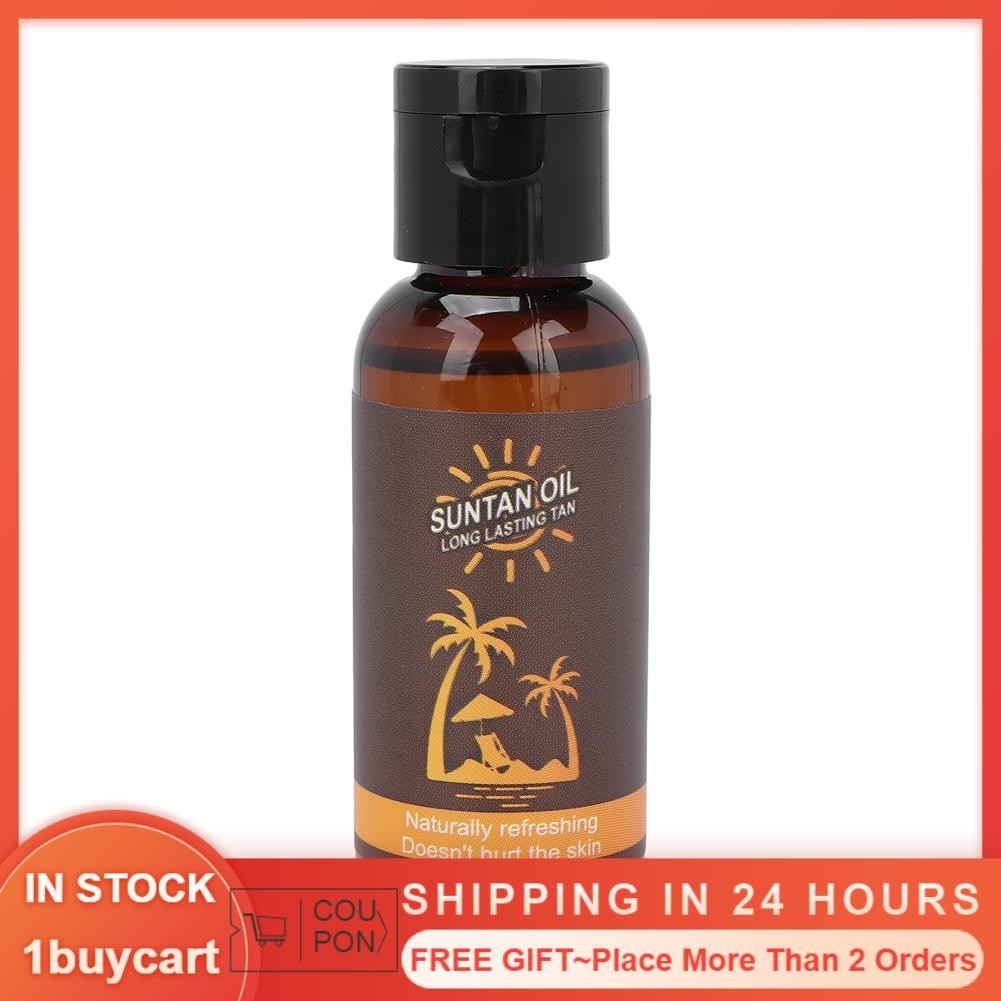 1buycart Body Tanning Drop Safe Ingredients Long Lasting Suntan Oil for Home Use | Shopee ...