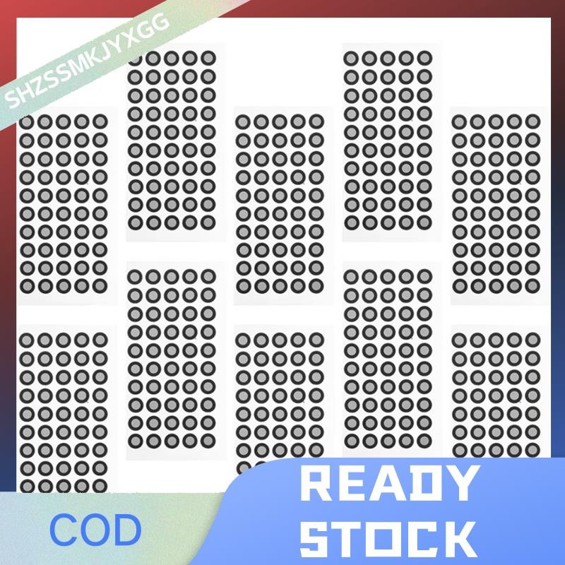 10 Sheets Scanner Reflective Film 6mm 3d Scanning Marker Marking Points ...