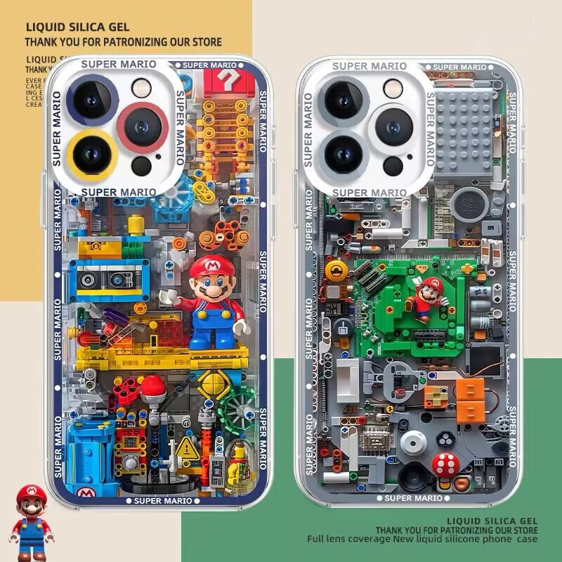 Super Mario Bros Game Phone Case For IPhone 16 15 14 13 12 11 Pro Max ...