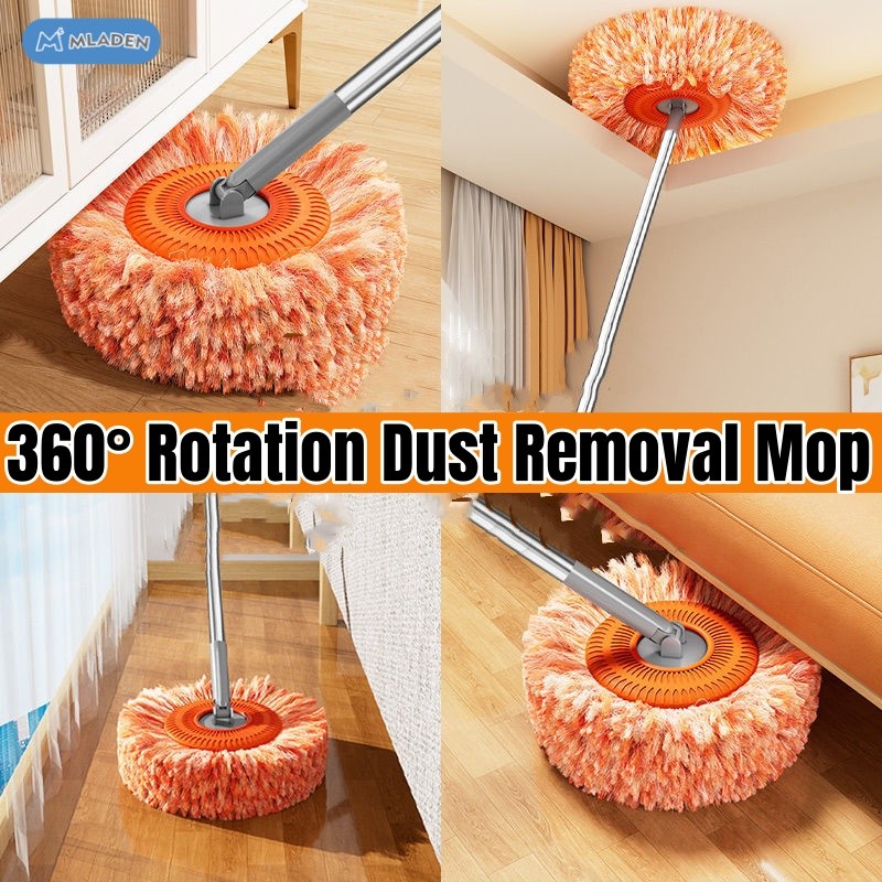 MLADEN Multifunctional Round Mop Floor Ceiling Cleaning Dust Removal ...
