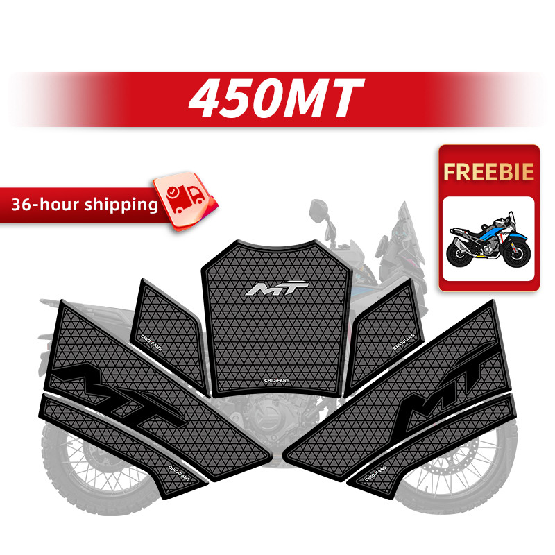 For CFMOTO 450MT 450 MT Motorcycle Rubber Fuel Tank Decoration And ...