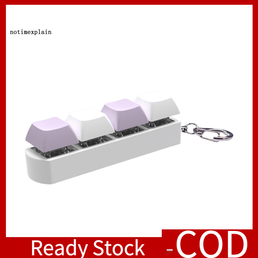 NTA Keyboard Fidget Toy Relaxation Keyboard Toy Clicky Keycap Fidget ...