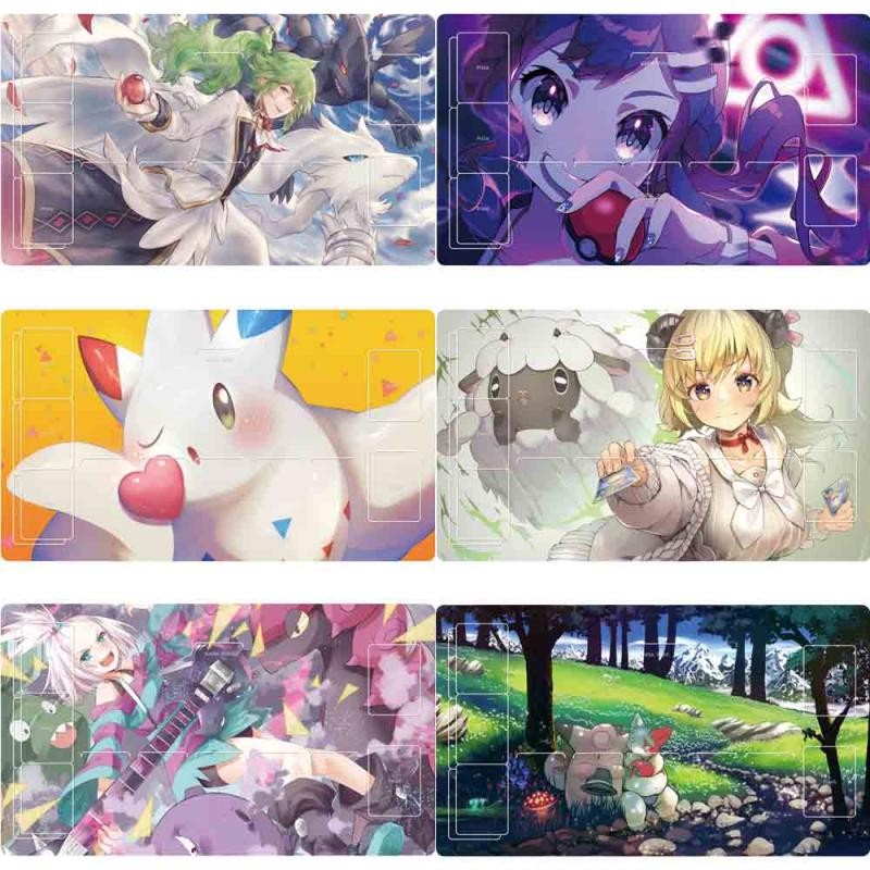 Pokemon Ptcg Card Pad Cynthia Garchomp Marnie Morpeko Espeon Anime Game ...