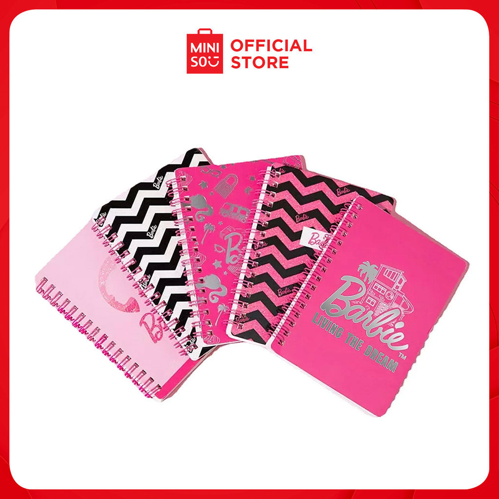 MINISO Barbie Collection A6 Wire-bound Book (5 Assorted Models ...