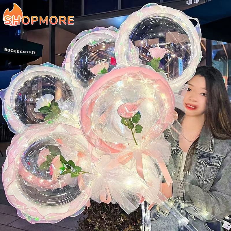Valentine's Day Gifts DIY Inflatable Bobo Balloon Transparent Globes ...