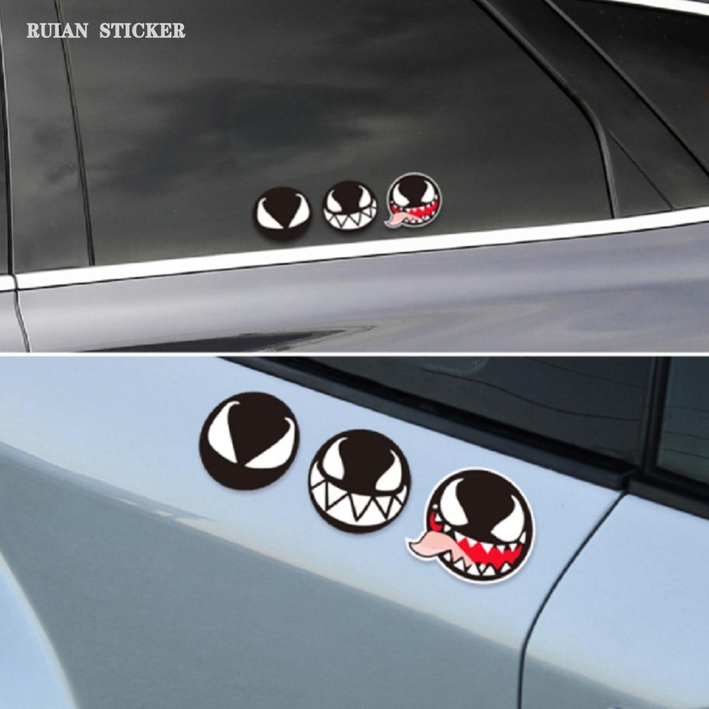 Universal Cartoon Venom Reflective Car Sticker Marvel Movie Venom ...