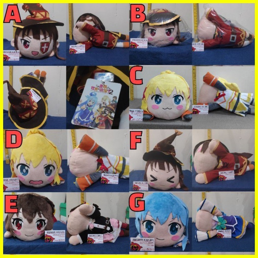 Nesoberi - Megumin / Darkness / Yunyun / Aqua (Konosuba) | Shopee ...