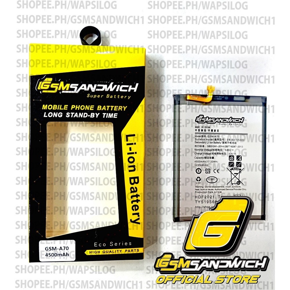 GSMSANDWICH Super Battery SAMSUNG A70 ( A705 ) | Shopee Philippines