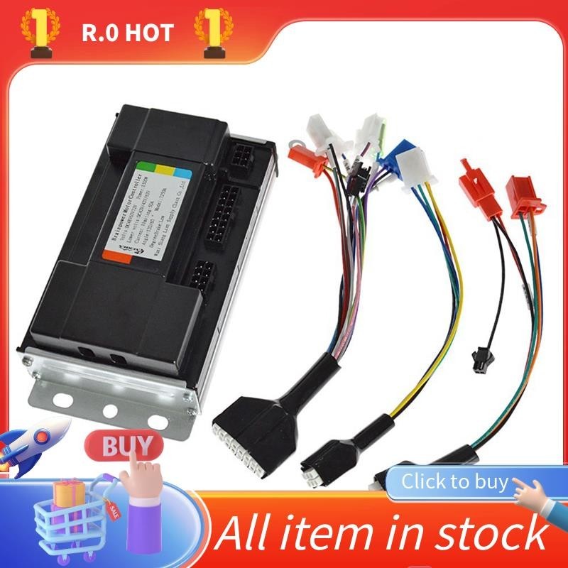 48V/60V/72V 50A Electric Bike Controller 1500W Sine Wave Split ...