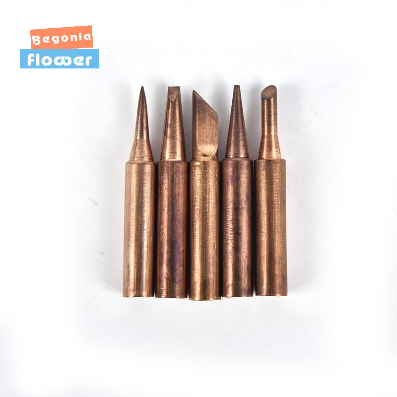 Begonia Flower 5pcs Pure Copper 900M-T Soldering Iron Tip Lead-free ...
