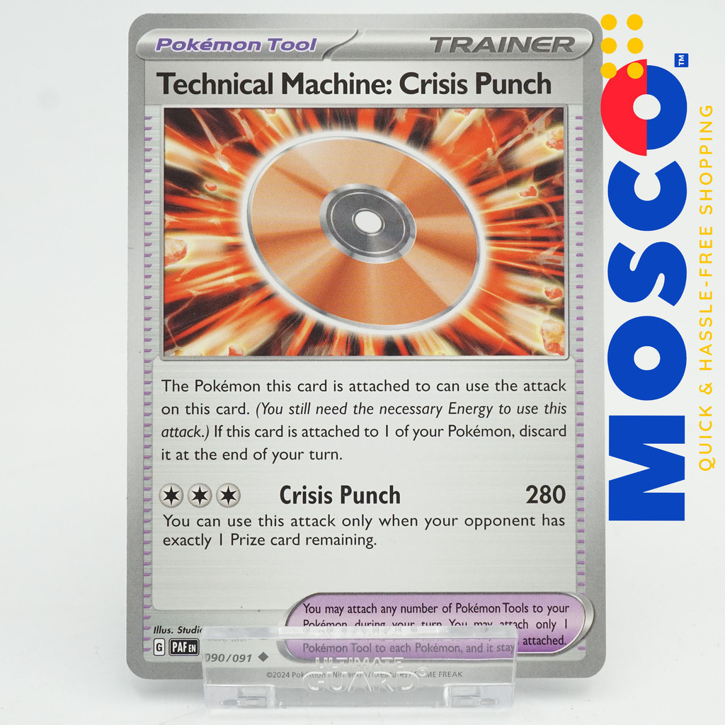 Technical Machine: Crisis Punch - 090/091 - Uncommon Paldean Fates ...