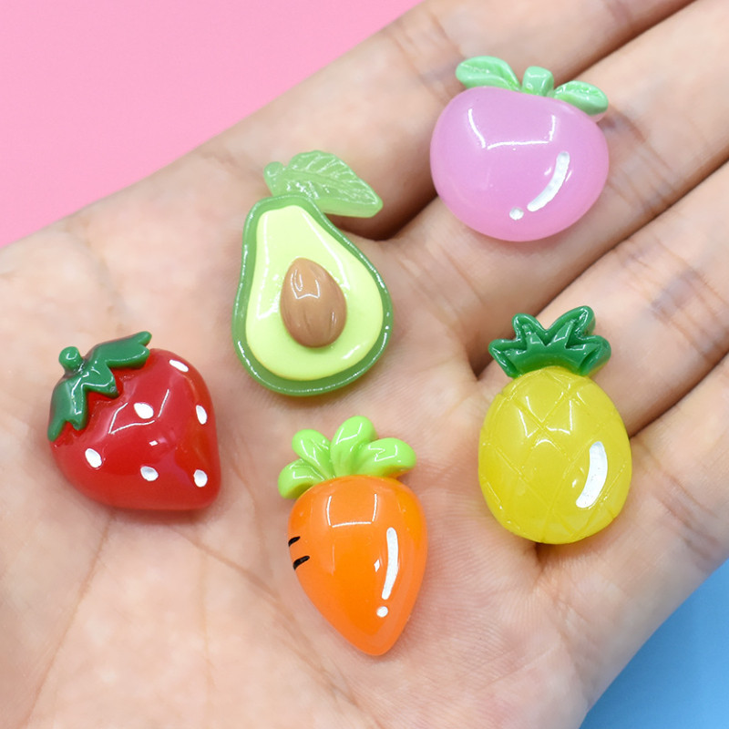 Cartoon Radish Jibitz designks Fruits jibits Charm Translucent ...