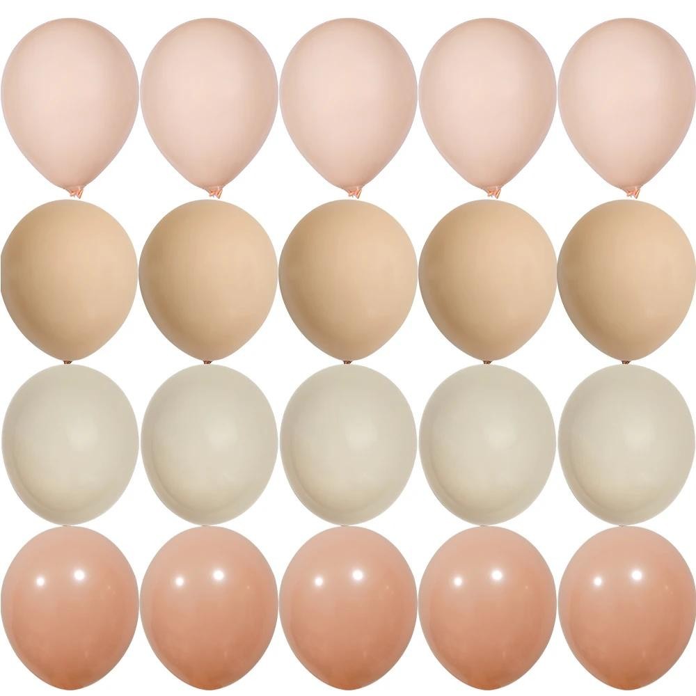 40PCS 10inch Vintage Balloon Set Retro Pink Peach Balloons for Wedding ...