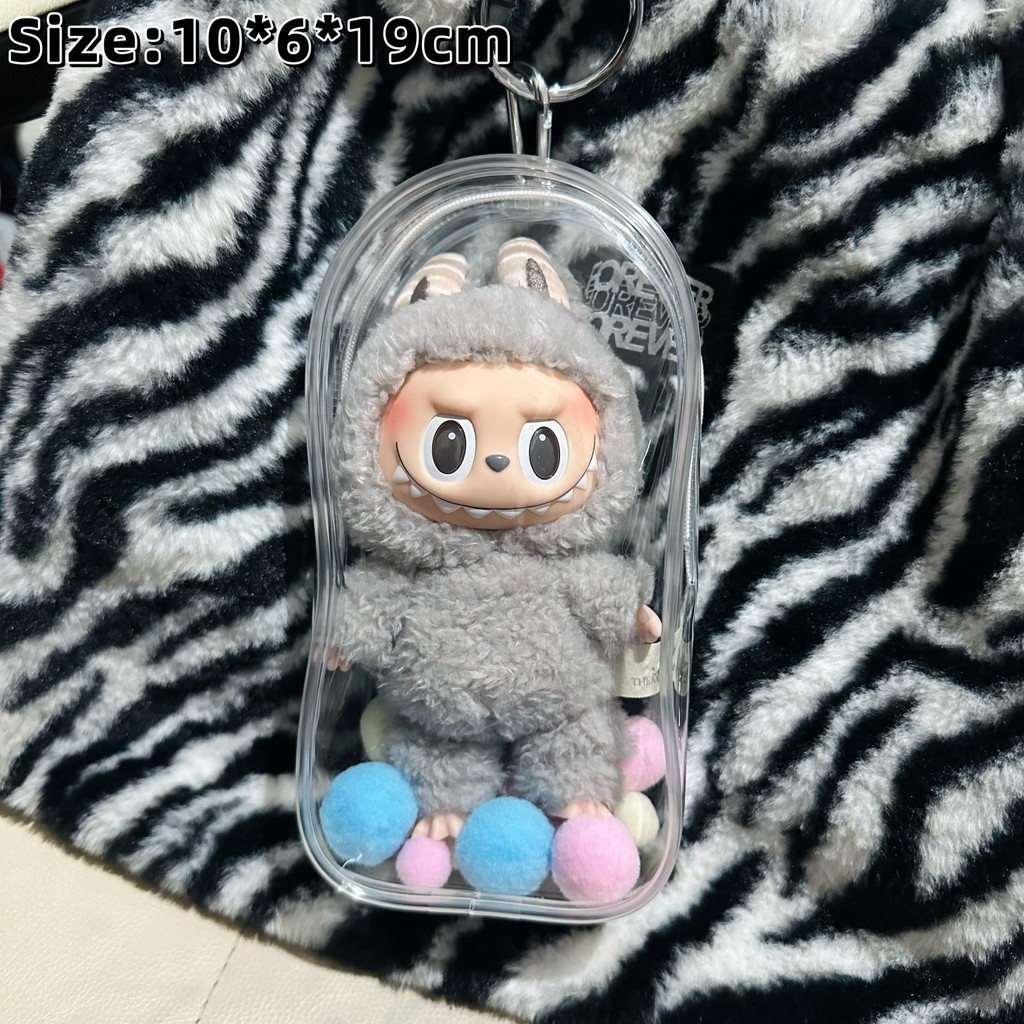 2024*labubu娃包#Labubu Bag Protects against dust and sun protection 15 cm ...