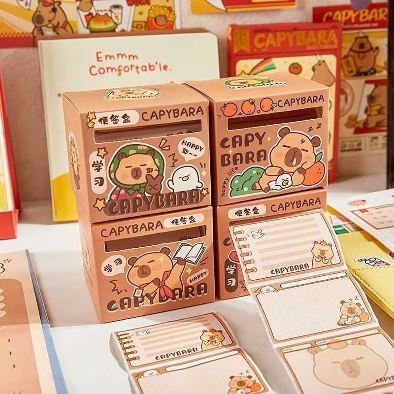 256Pcs Cartoon Bear Pull-out Post-It Note Set Student Multi-Function ...