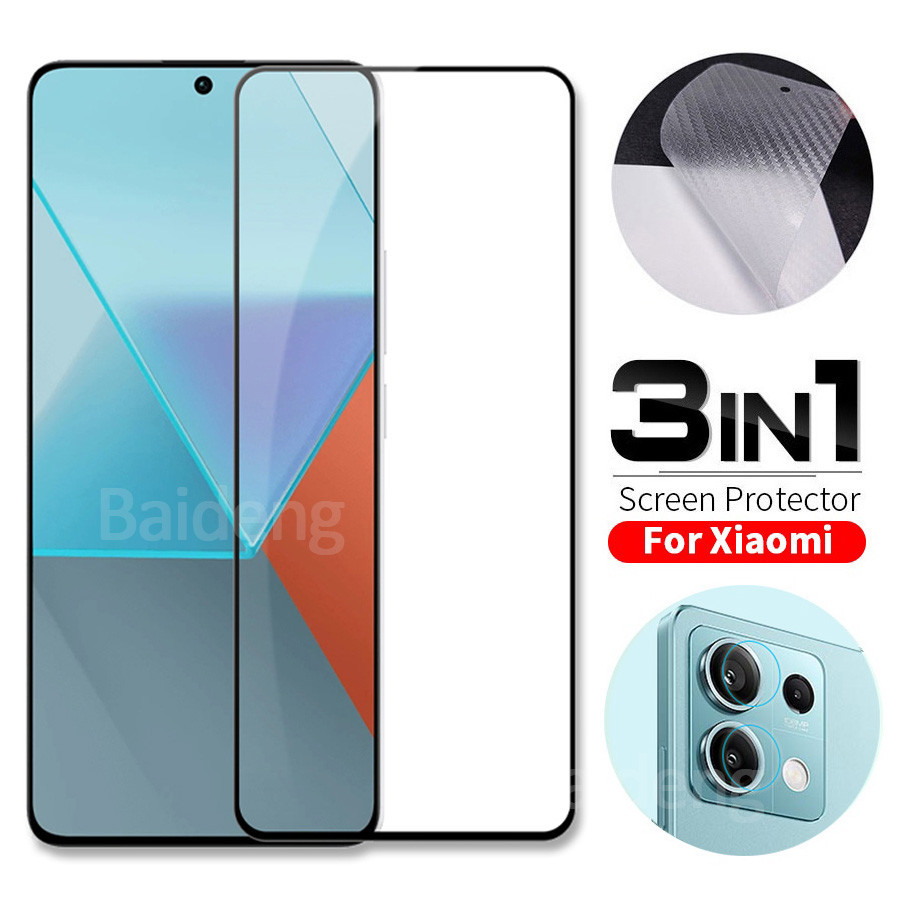 3 in 1 For Xiaomi Redmi Note 14 A3 14C 13 13C 12 11 10 9 8 Pro Plus 12s ...