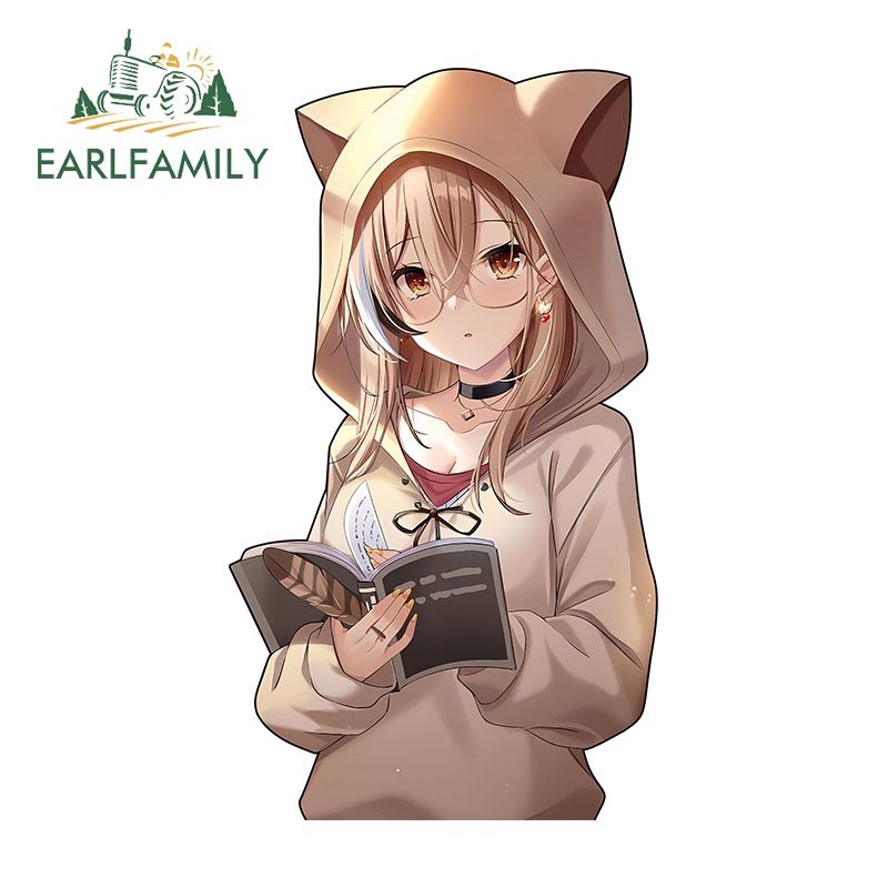 EARLFAMILY 13cm x 7.4cm Hololive Nakiri Ayame Car Sticker Host ...