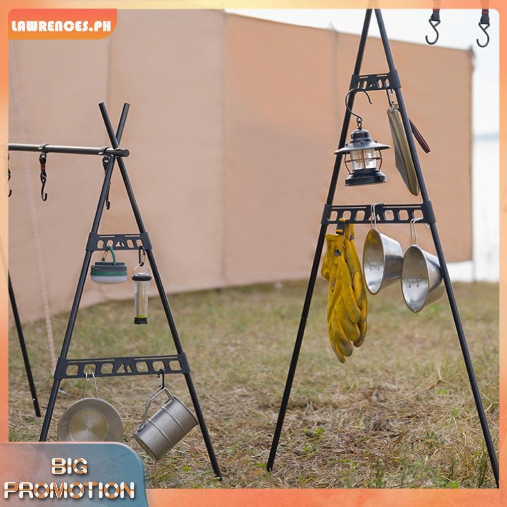 [lawrences.ph] Outdoor Camping Triangle Storage Rack Side Hanging ...