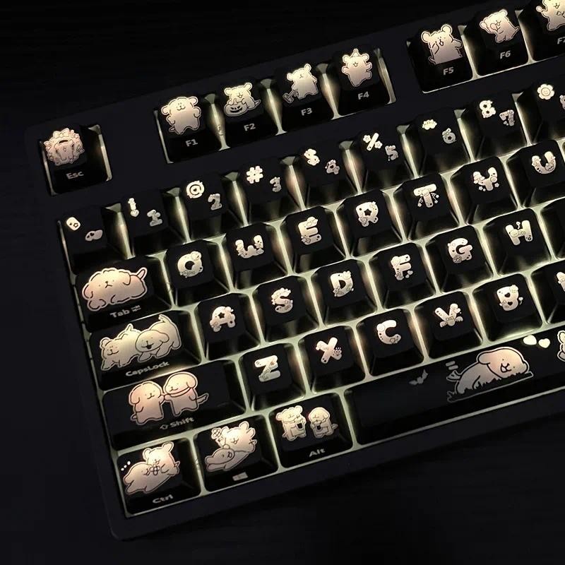 Demon Slayer Sanrio 108 Keycaps OEM Profile PBT Dye Sublimation Craft ...