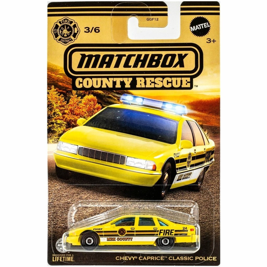 Matchbox MATCHBOX City Hero Trolley Fire Truck Chevrolet Random Song ...