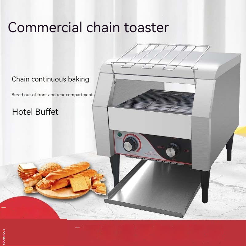Chain toaster, commercial square toaster, baker, fully automated hotel ...